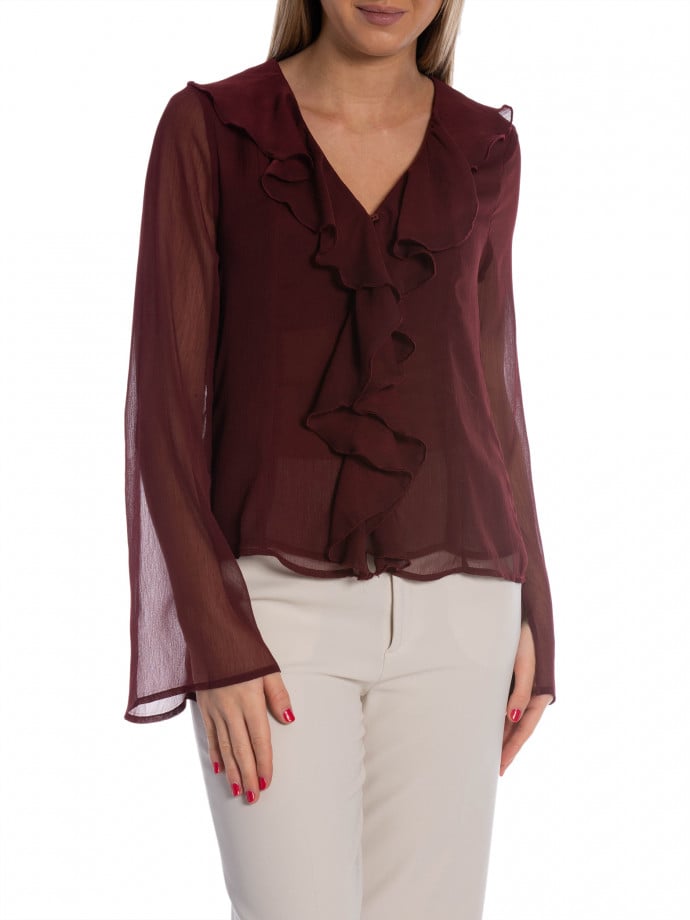 NEO NOIR BLUS VALAPPA CHIFFON WINE